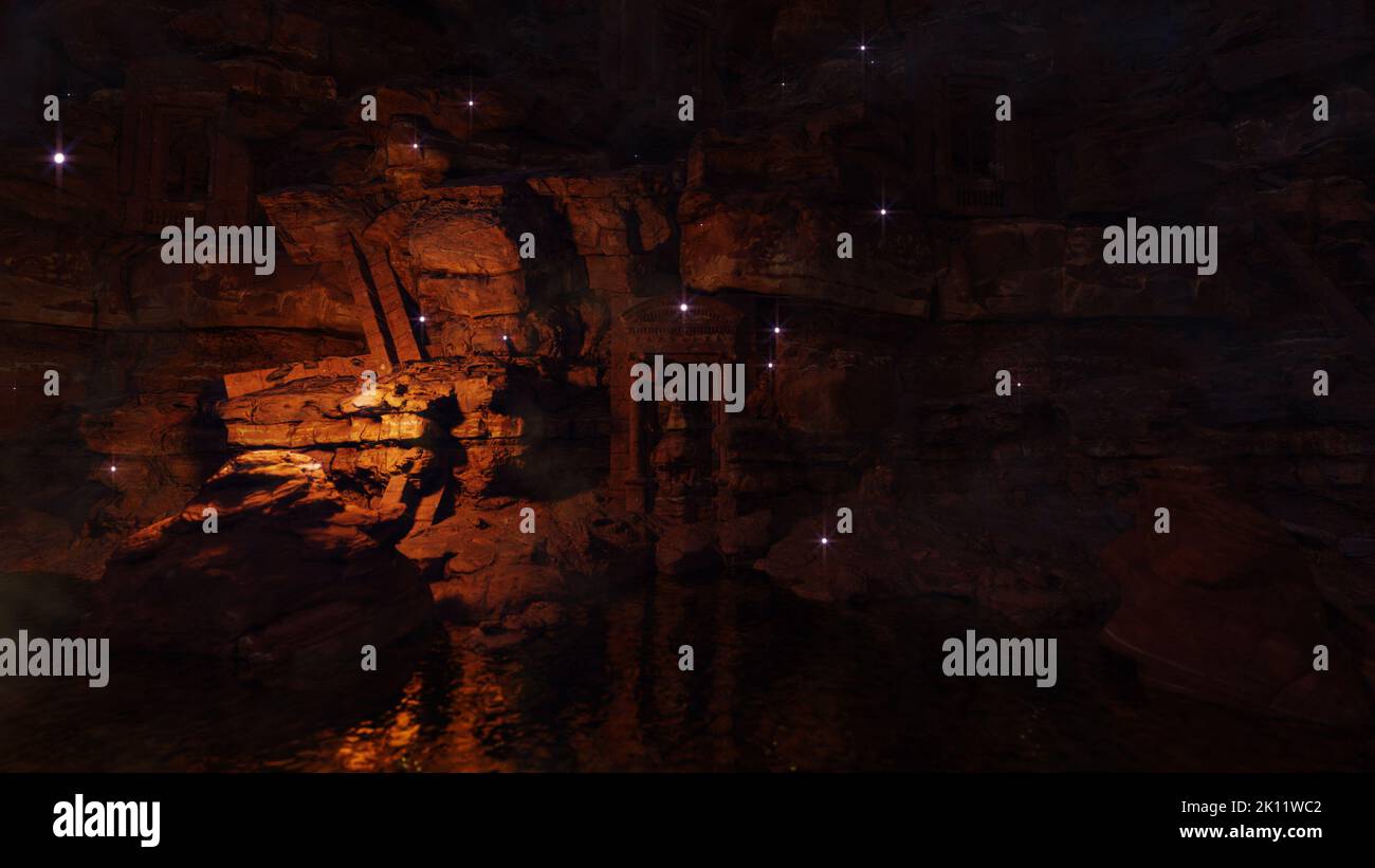 3D illustration Background for advertising and wallpaper in nature and ...