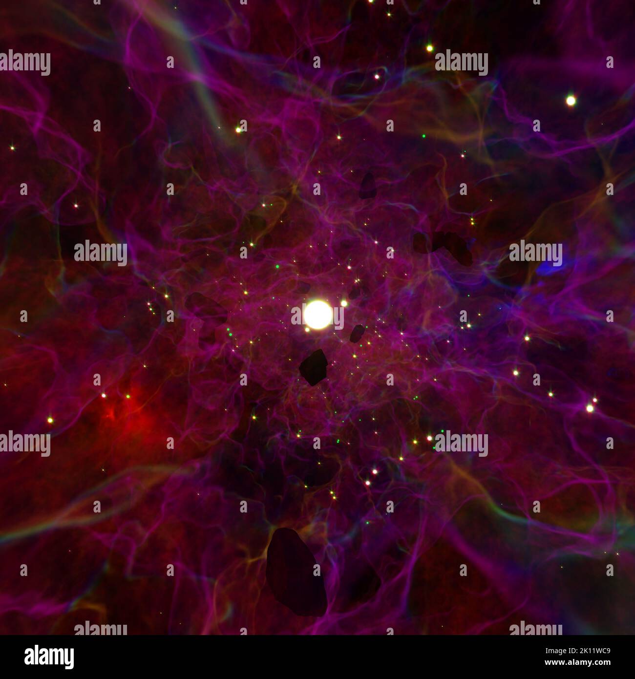 3D illustration Background for advertising and wallpaper in space and ...