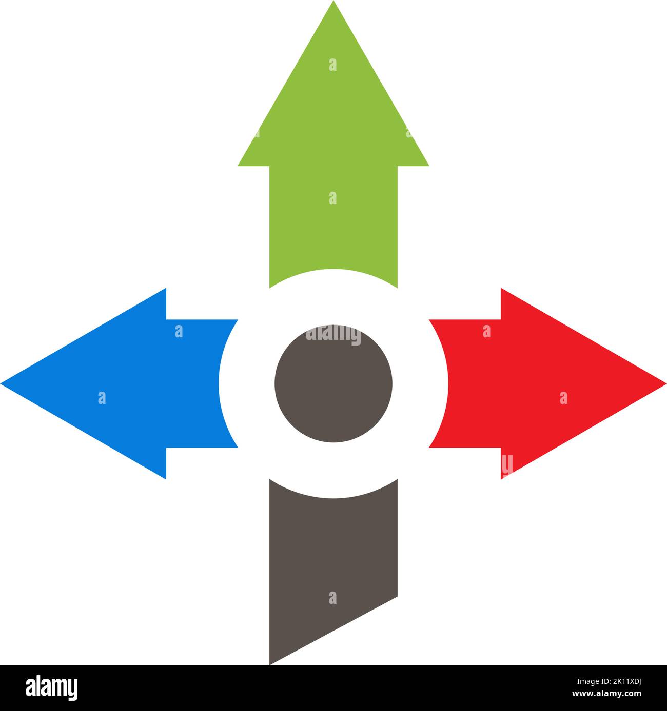 Arrow vector illustration icon Logo Template design Stock Vector Image ...