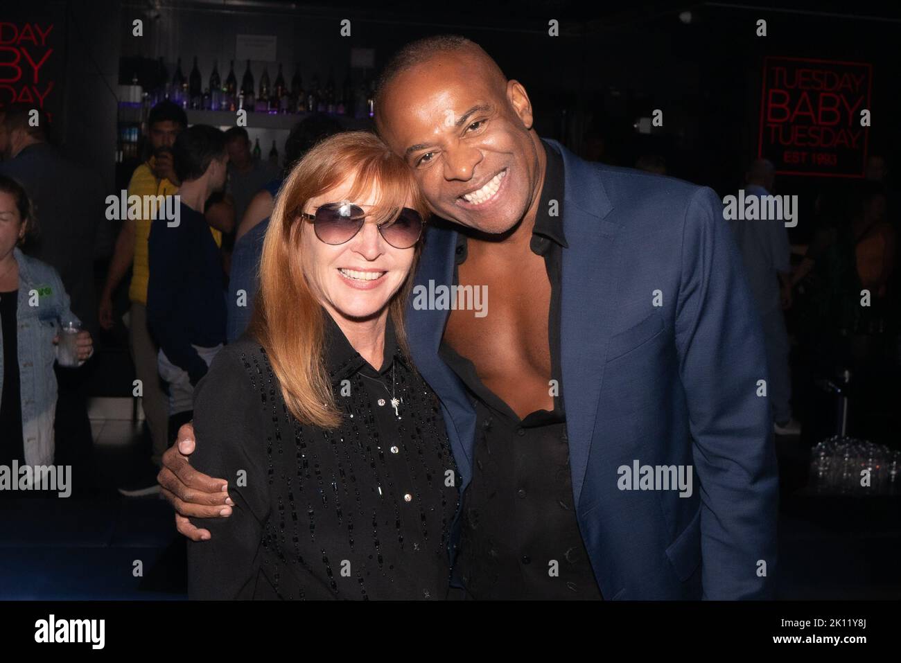 Nicole Miller and Frederick Anderson attend the party for George Wayne ...