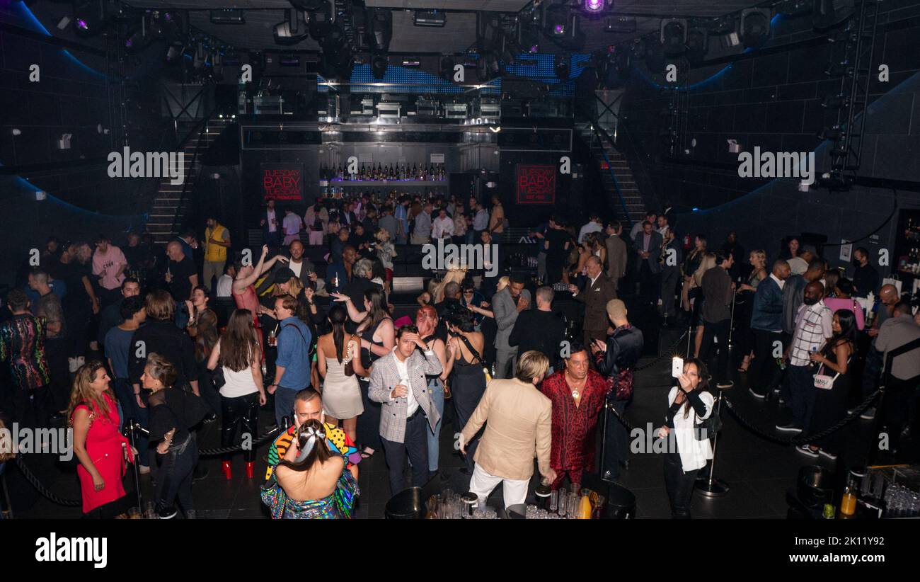 attends the party for George Wayne's 2022 Downtown 100 at Nebula ...