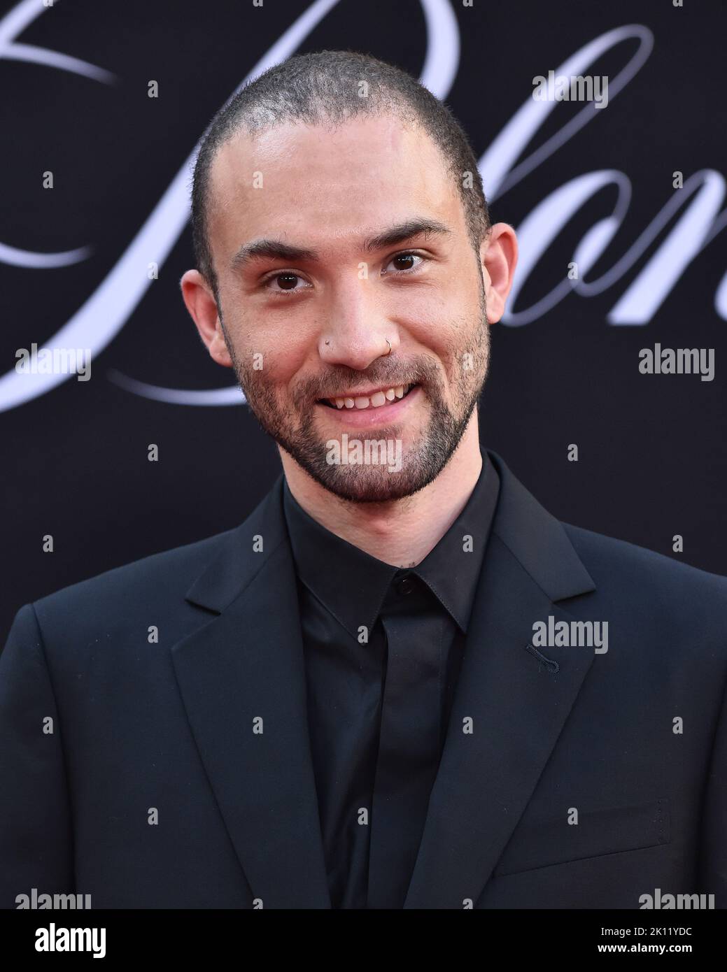 Chayse Irvin arriving to the U.S. premiere of "Blonde" at the TCL ...