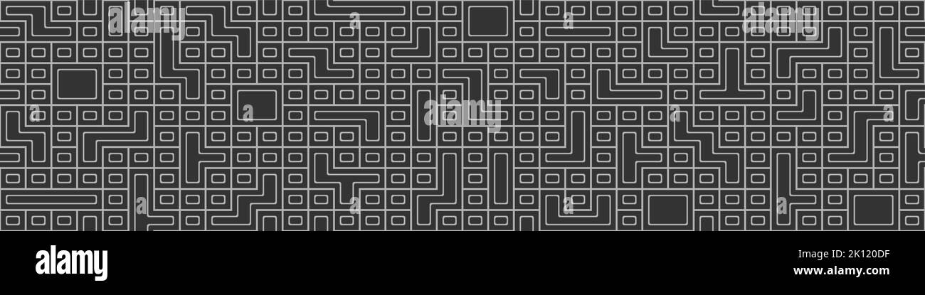 Seamless geometric pattern of multicolored squares and arbitrary shapes ...