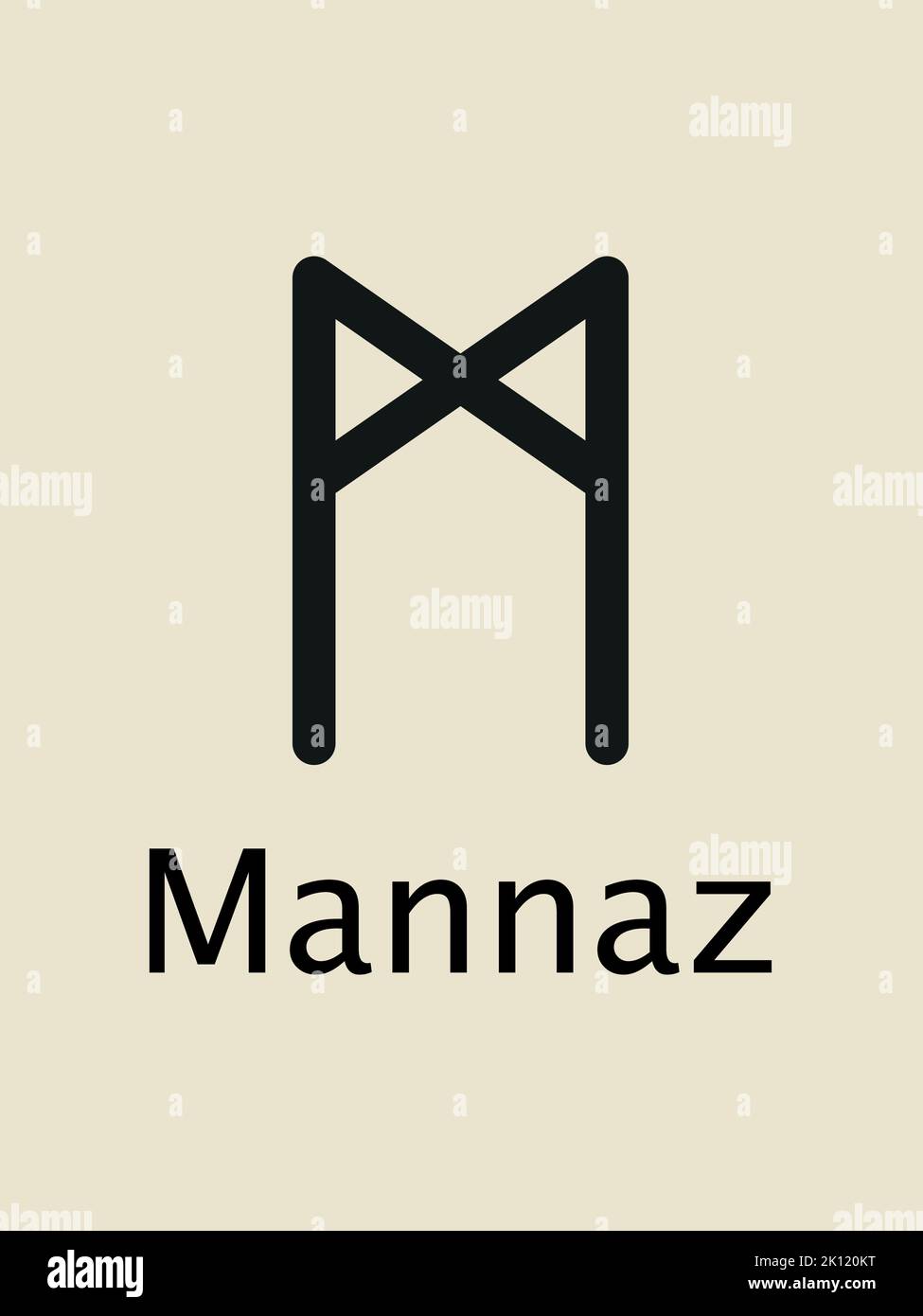 Mannaz Stock Vector Images - Alamy