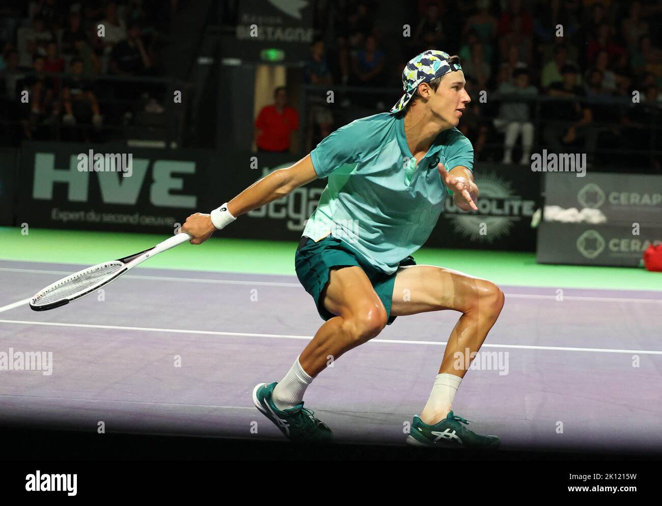 Gabriel Debru of France during the Open de Rennes 2022, ATP Challenger ...