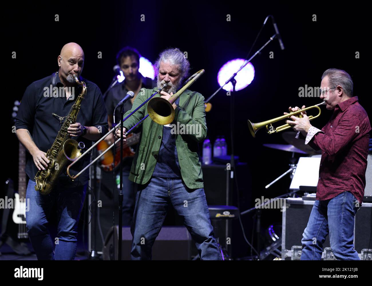 HOLLYWOOD, FL SEPT 14: Southside Johnny & The Asbury Jukes (L-R) Ed ...
