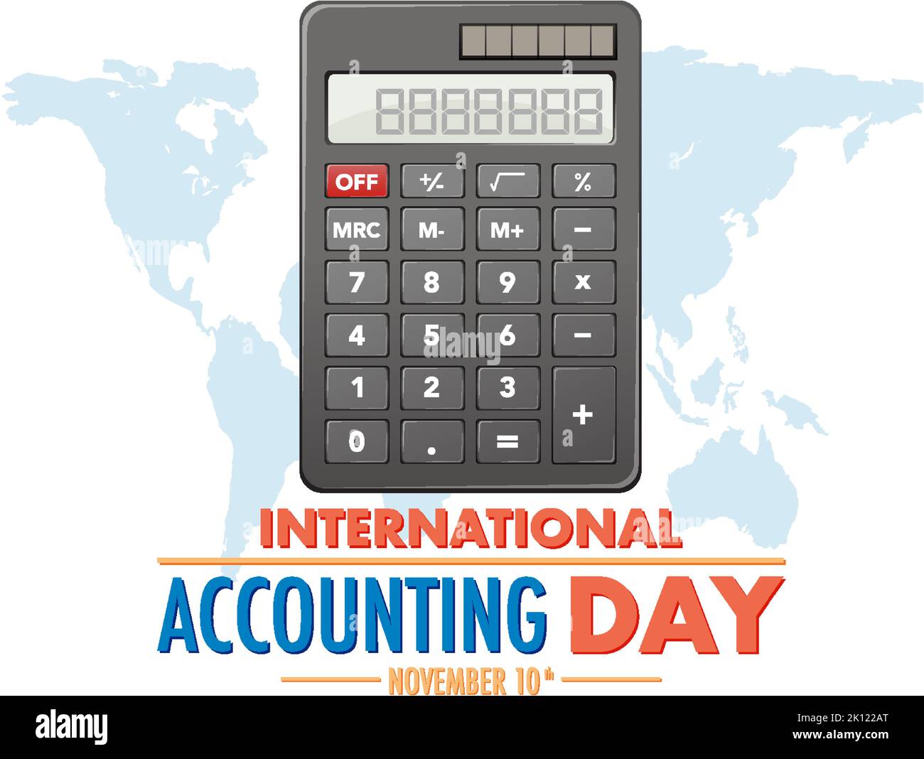 International Accounting Day Poster Design illustration Stock Vector ...