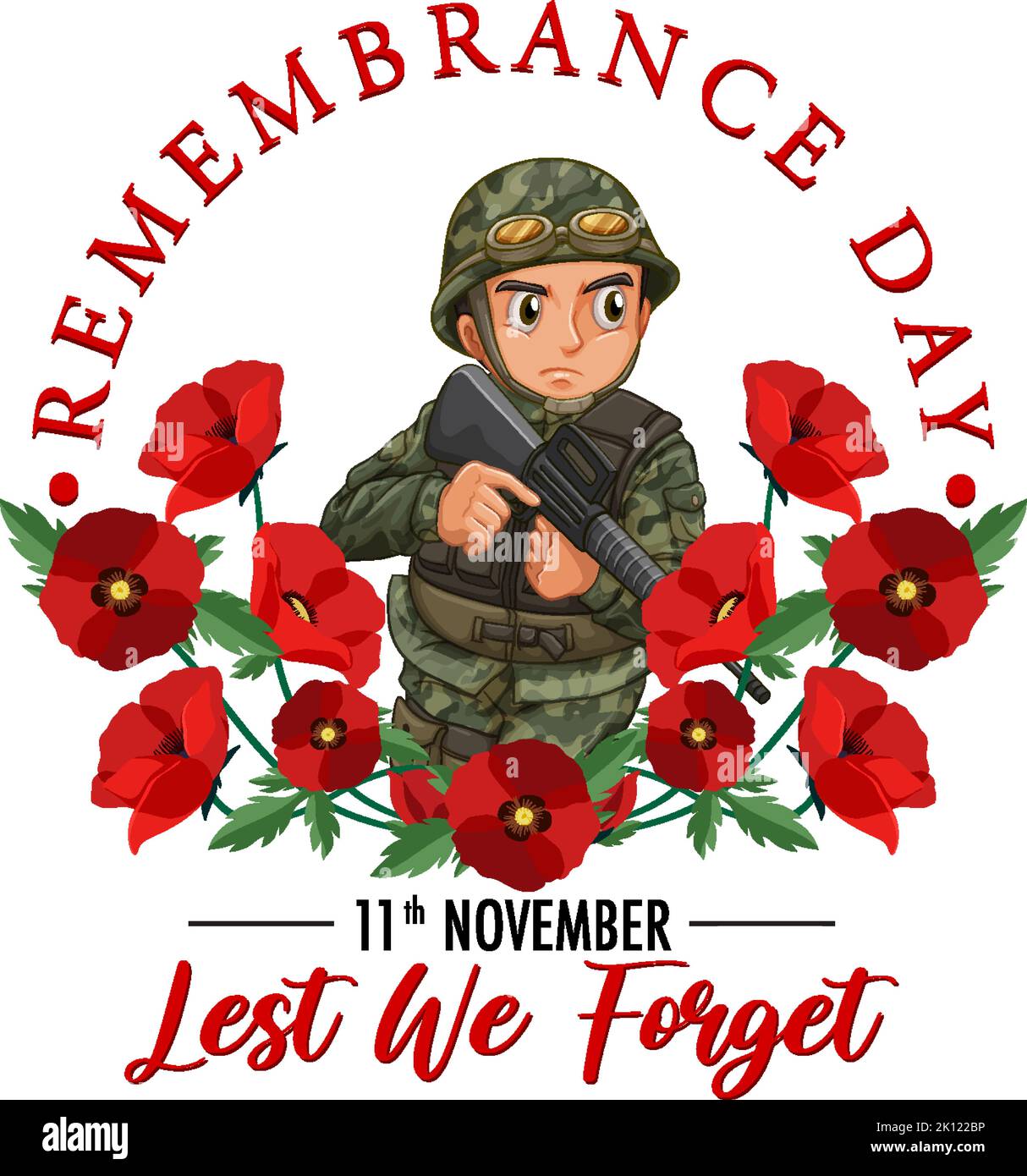Remembrance Day Logo Design illustration Stock Vector Image & Art - Alamy