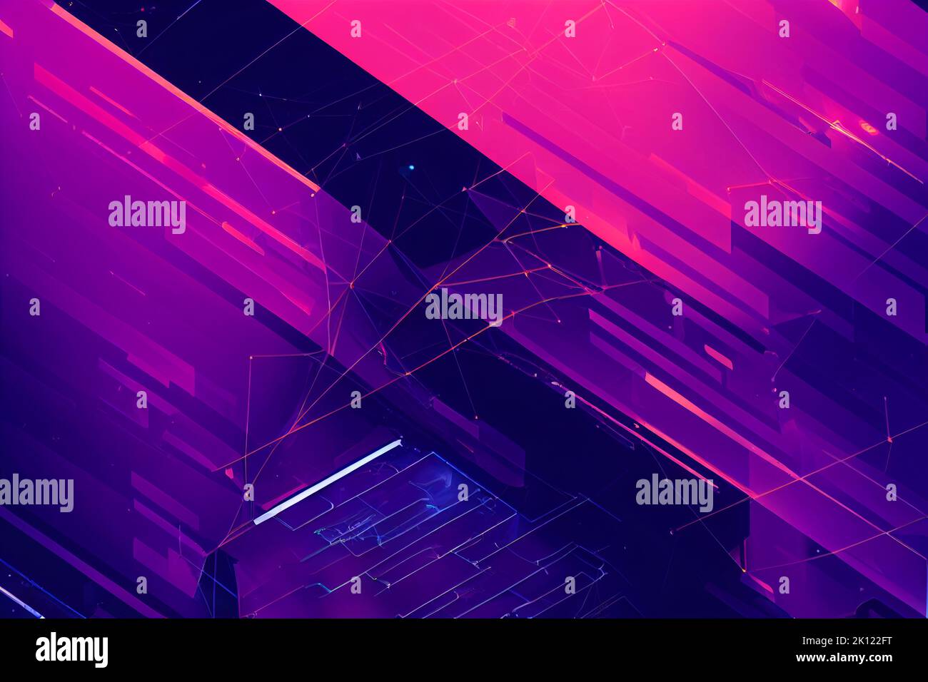 Abstract background on future cyber digital security network technology ...
