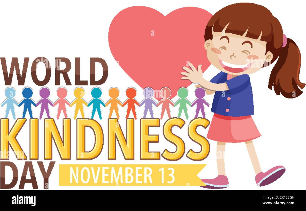 World Kindness Day Logo Concept illustration Stock Vector Image & Art ...