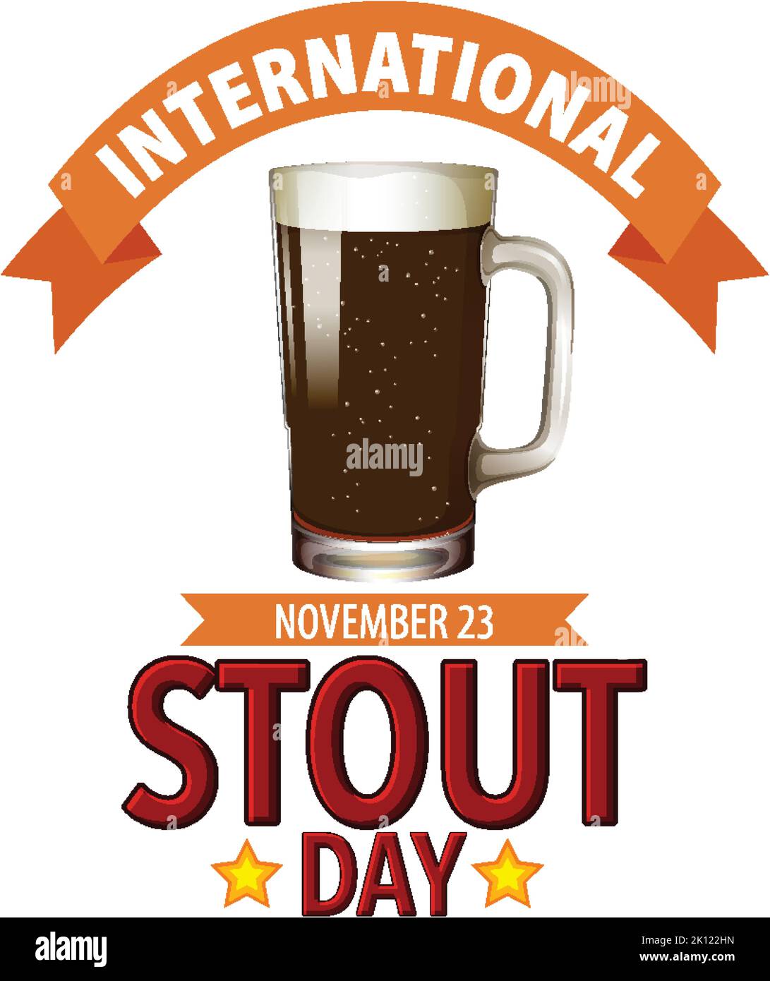 International Stout Day Banner Design illustration Stock Vector Image ...