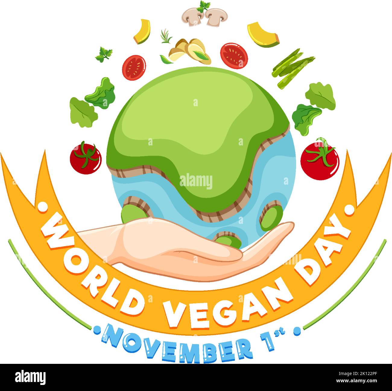 World Vegan Day Banner Design illustration Stock Vector Image & Art - Alamy