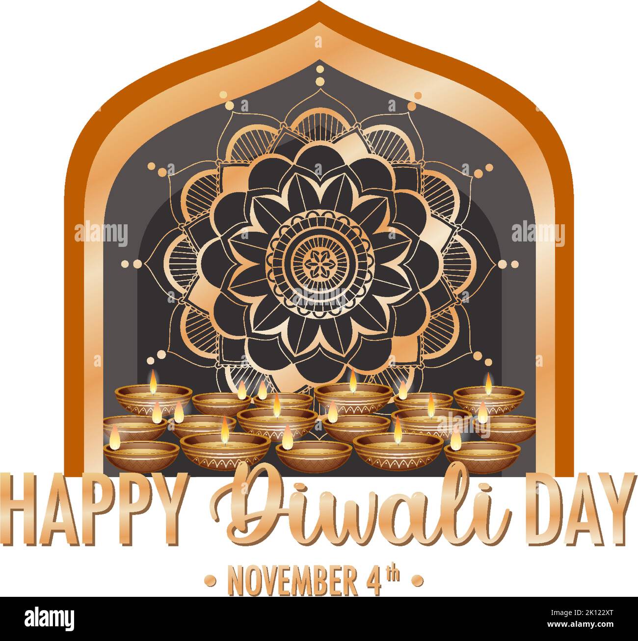 Diwali logo Cut Out Stock Images & Pictures - Alamy