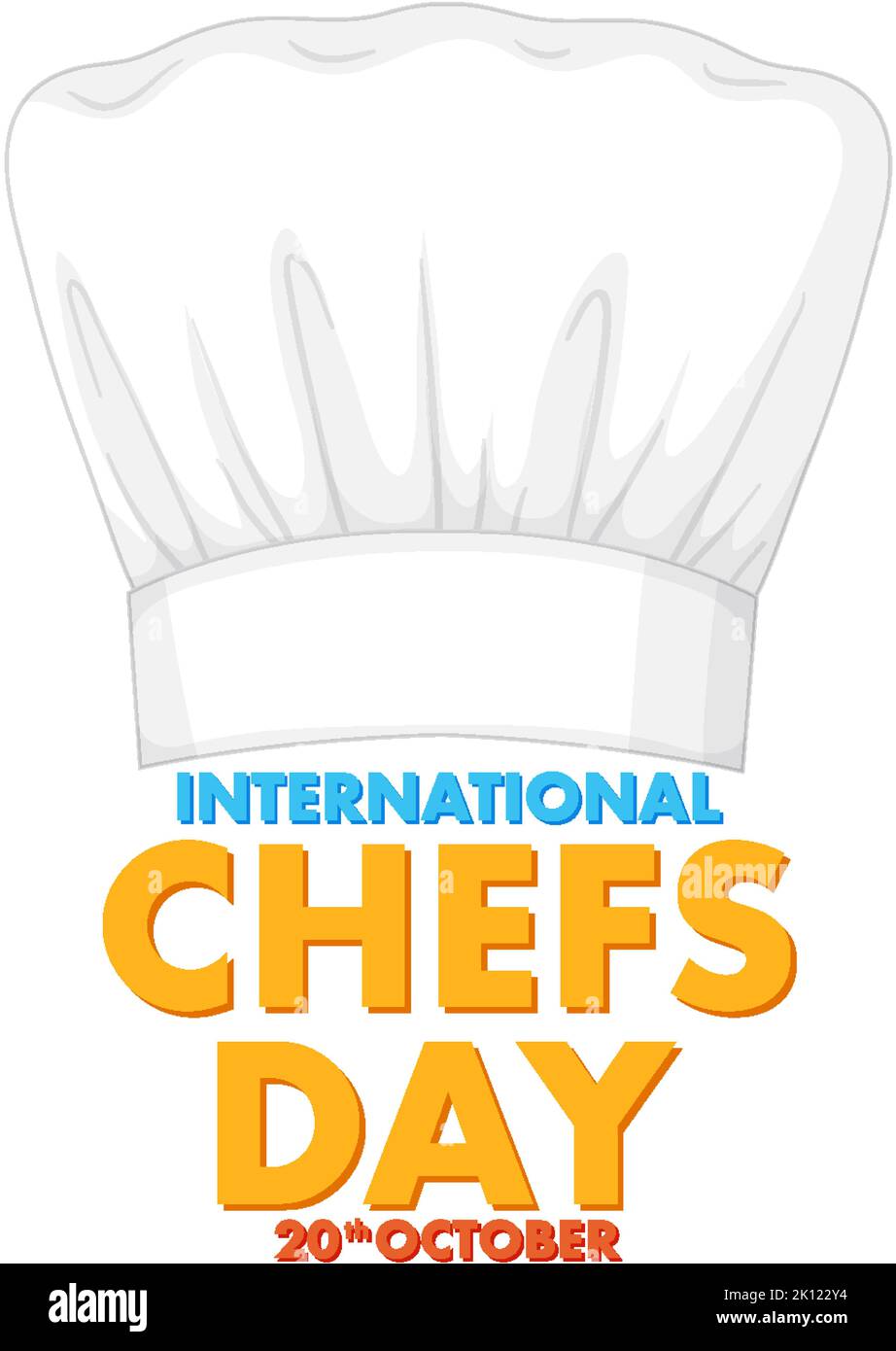 International Chef Day Poster Design illustration Stock Vector Image ...