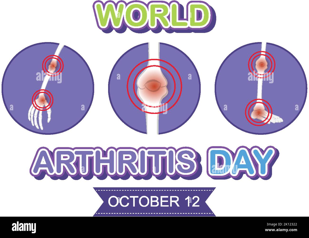 World Arthritis Day Poster Design illustration Stock Vector Image & Art ...