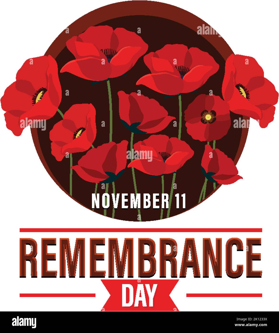 Remembrance day poppy picture Stock Vector Images - Alamy