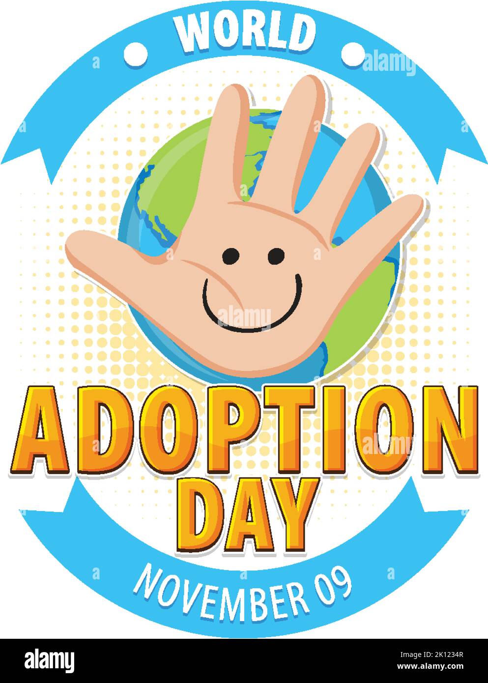 World Adoption Day Poster Design illustration Stock Vector Image & Art ...