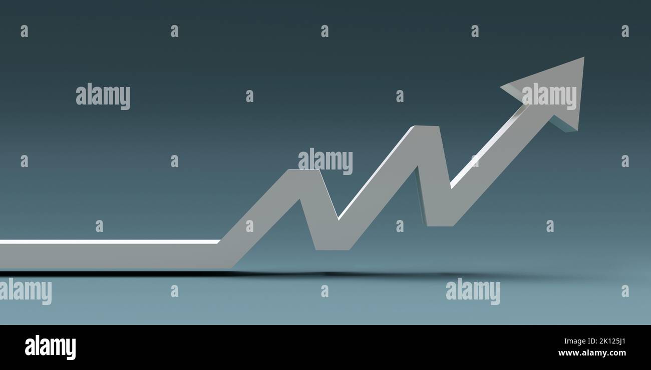 Rising arrow graph hi-res stock photography and images - Alamy