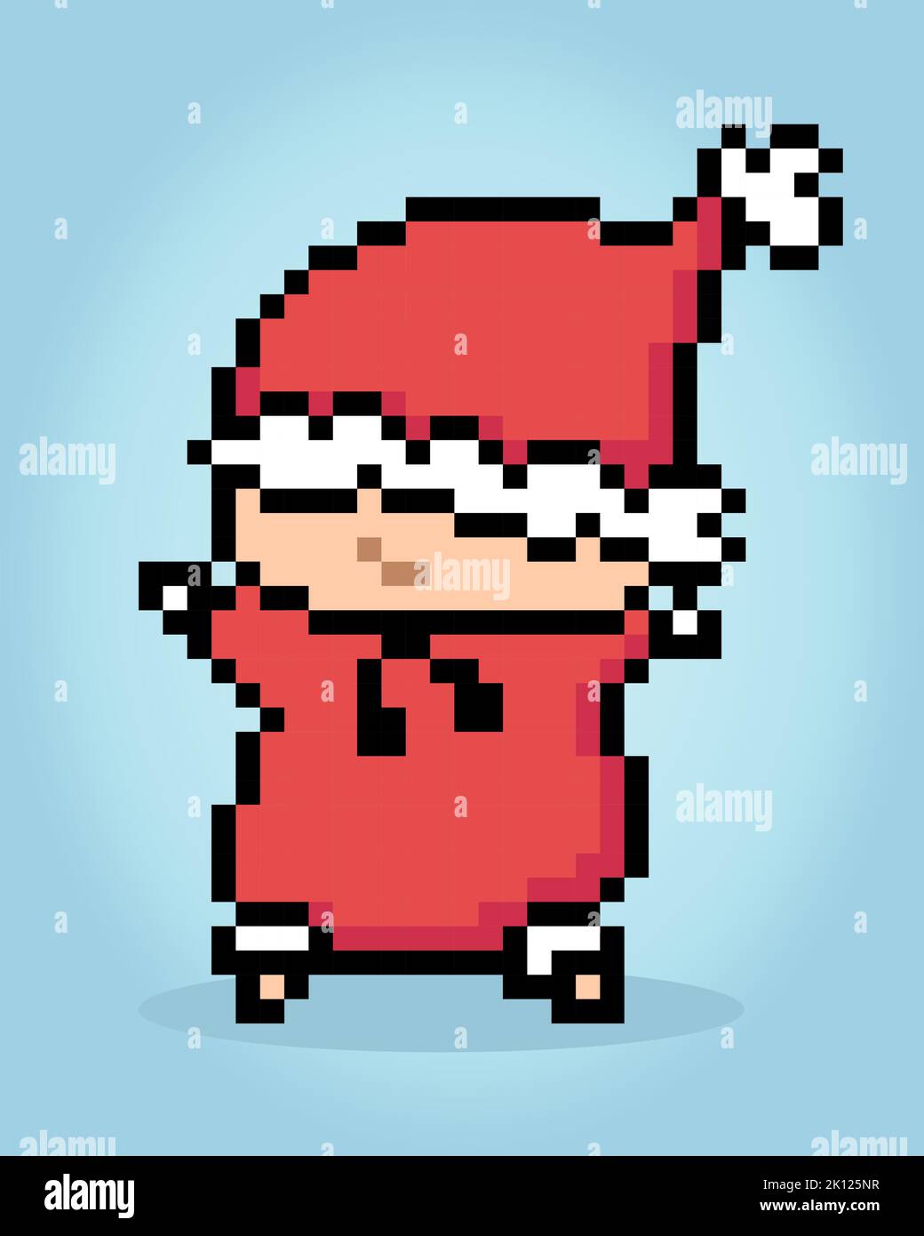 8 Bit Pixel Baby Boy. Illustration of cute baby vectors Stock Vector ...