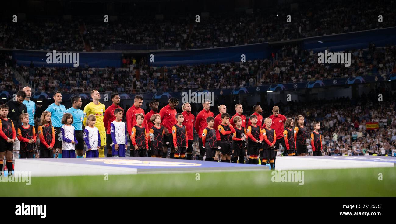 Madrid, Spain. 14th September 2022; Santiago Bernabeu, Madrid, Spain ...