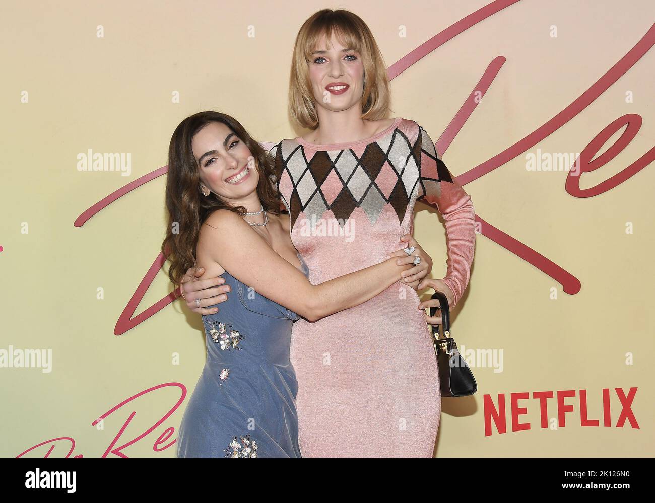(L-R) Jennifer Kaytin Robinson and Maya Hawke at Netflix's DO REVENGE ...