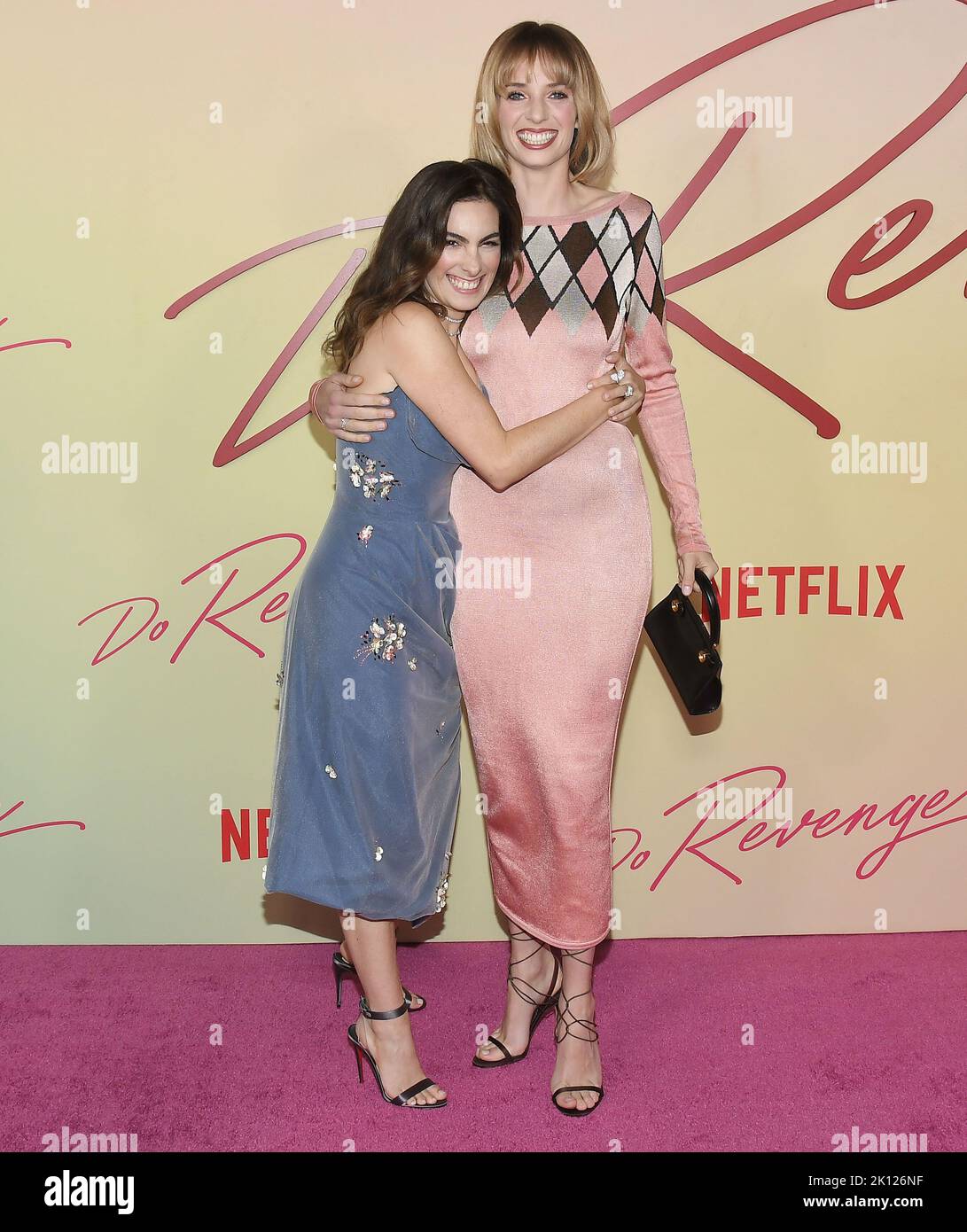 (L-R) Jennifer Kaytin Robinson and Maya Hawke at Netflix's DO REVENGE ...