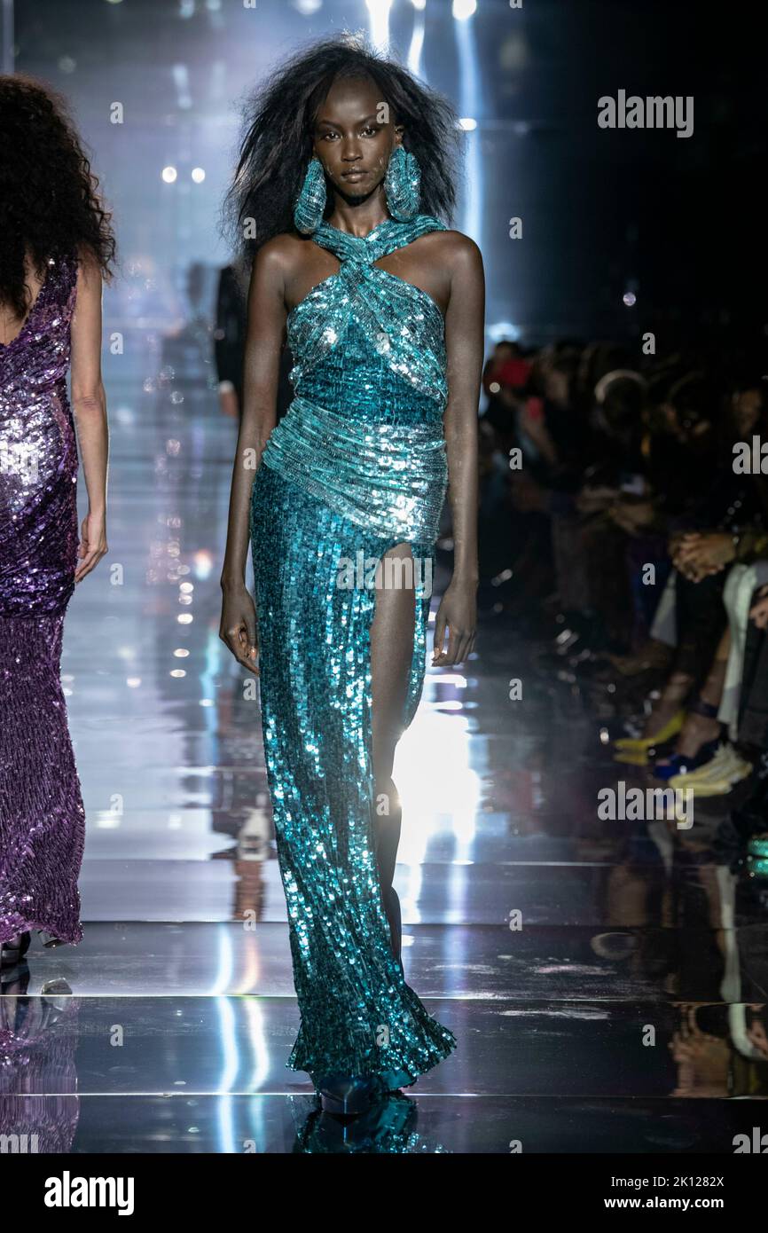 New York, USA. 14th Sep, 2022. TOM FORD SS23 runway during during New ...
