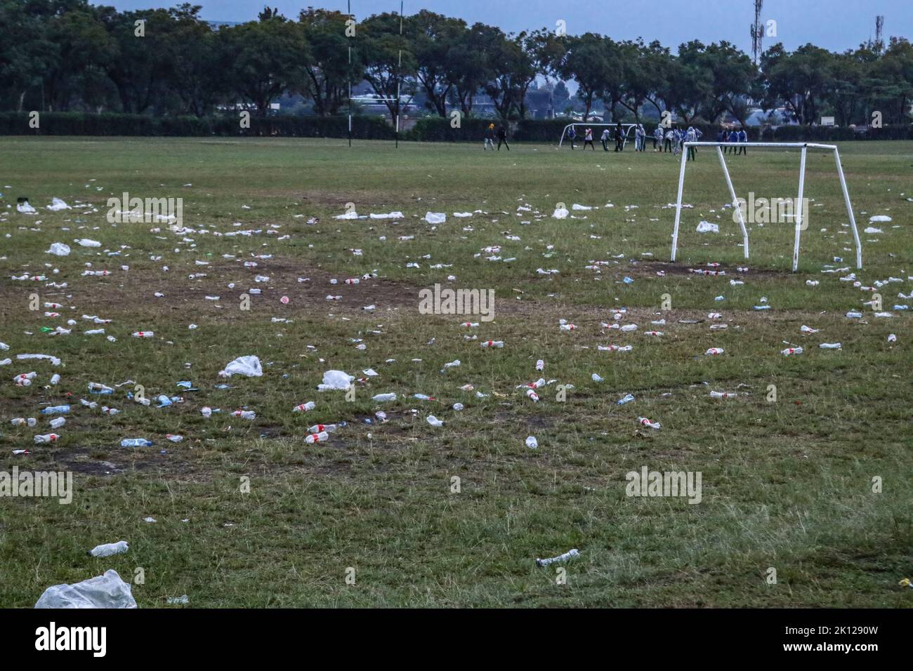 Nakuru, Kenya. 13th Sep, 2022. Coca-Cola branded plastic bottles and ...