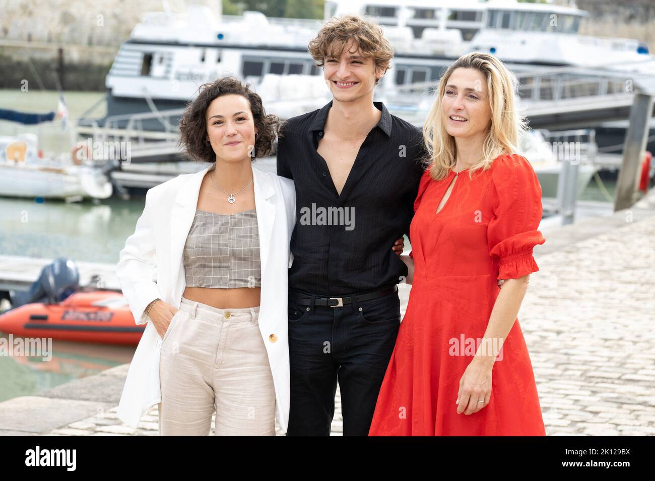 Ilona Bachelier, Vassili Schneider and Julie Gayet attend the L ...
