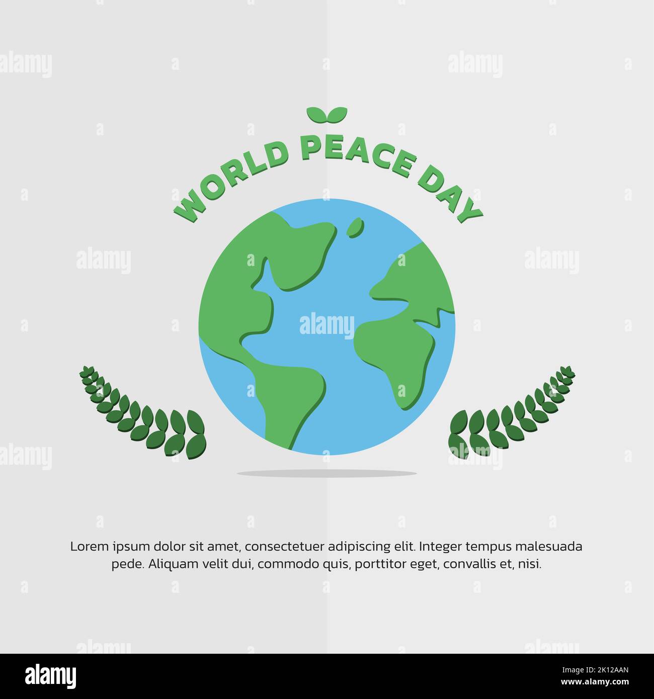 International peace day poster design. Social media poster templates ...