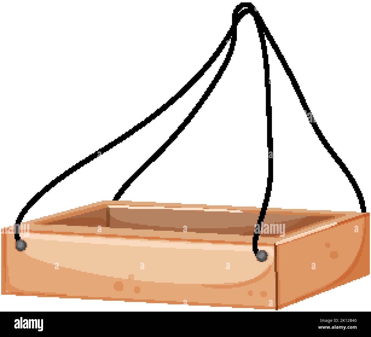 songbird feeder bird cartoon vector illustration Stock Vector Image ...