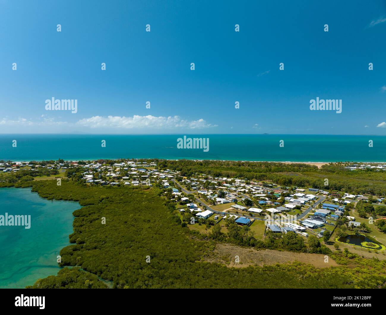 Aerial view seaside suburb beautiful hi-res stock photography and ...