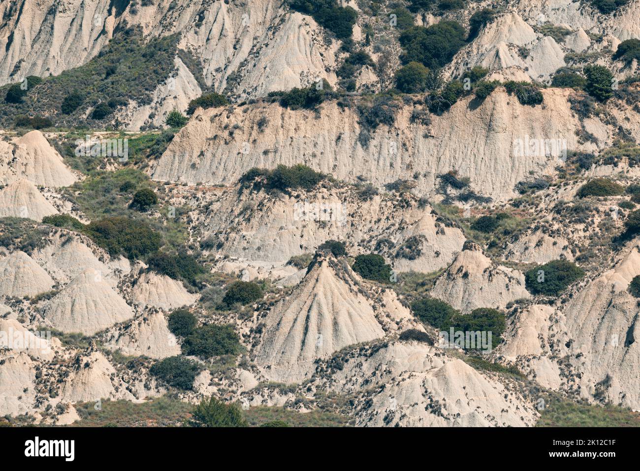 calanchi, typical rock formation of Basilicata Stock Photo - Alamy