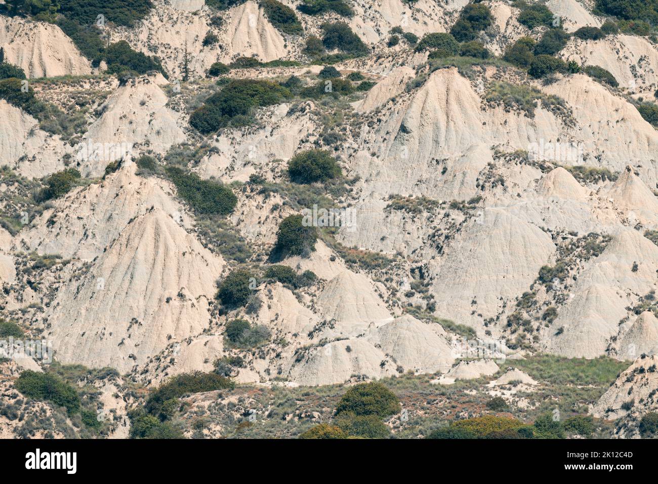 calanchi, typical rock formation of Basilicata Stock Photo - Alamy