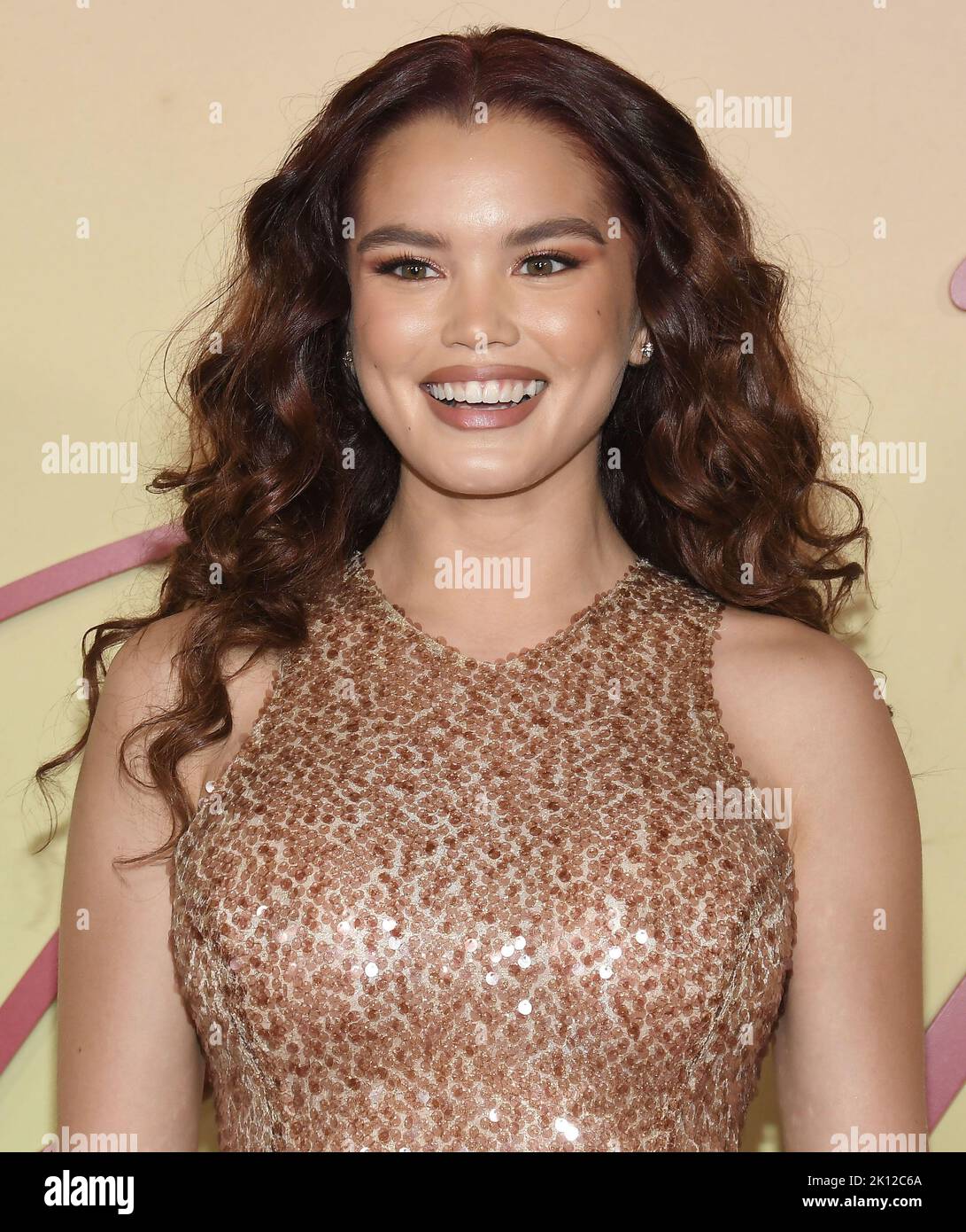 Paris Berelc arrives at Netflix's DO REVENGE Premiere held at the TUDUM ...