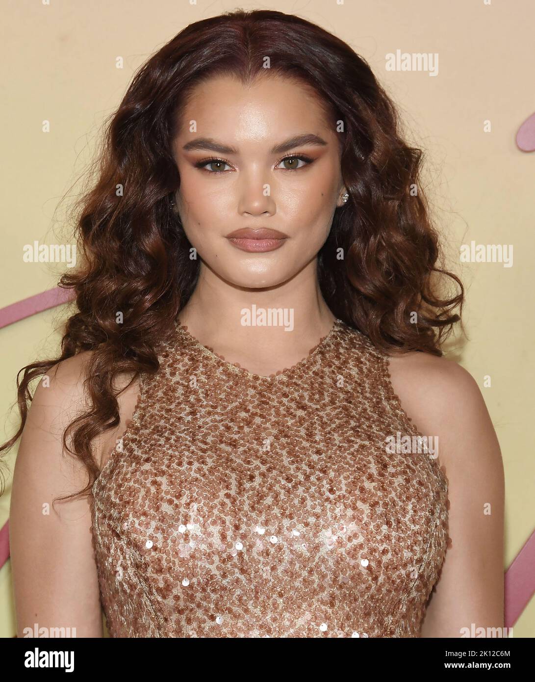 Paris Berelc arrives at Netflix's DO REVENGE Premiere held at the TUDUM ...