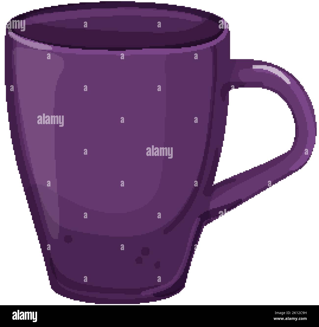 pottery cup ceramic cartoon vector illustration Stock Vector Image ...
