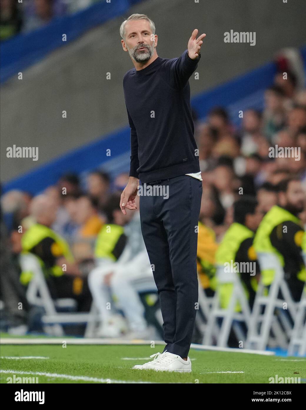 RB Leipzig head coach Marco Rose during the UEFA Champions League match ...