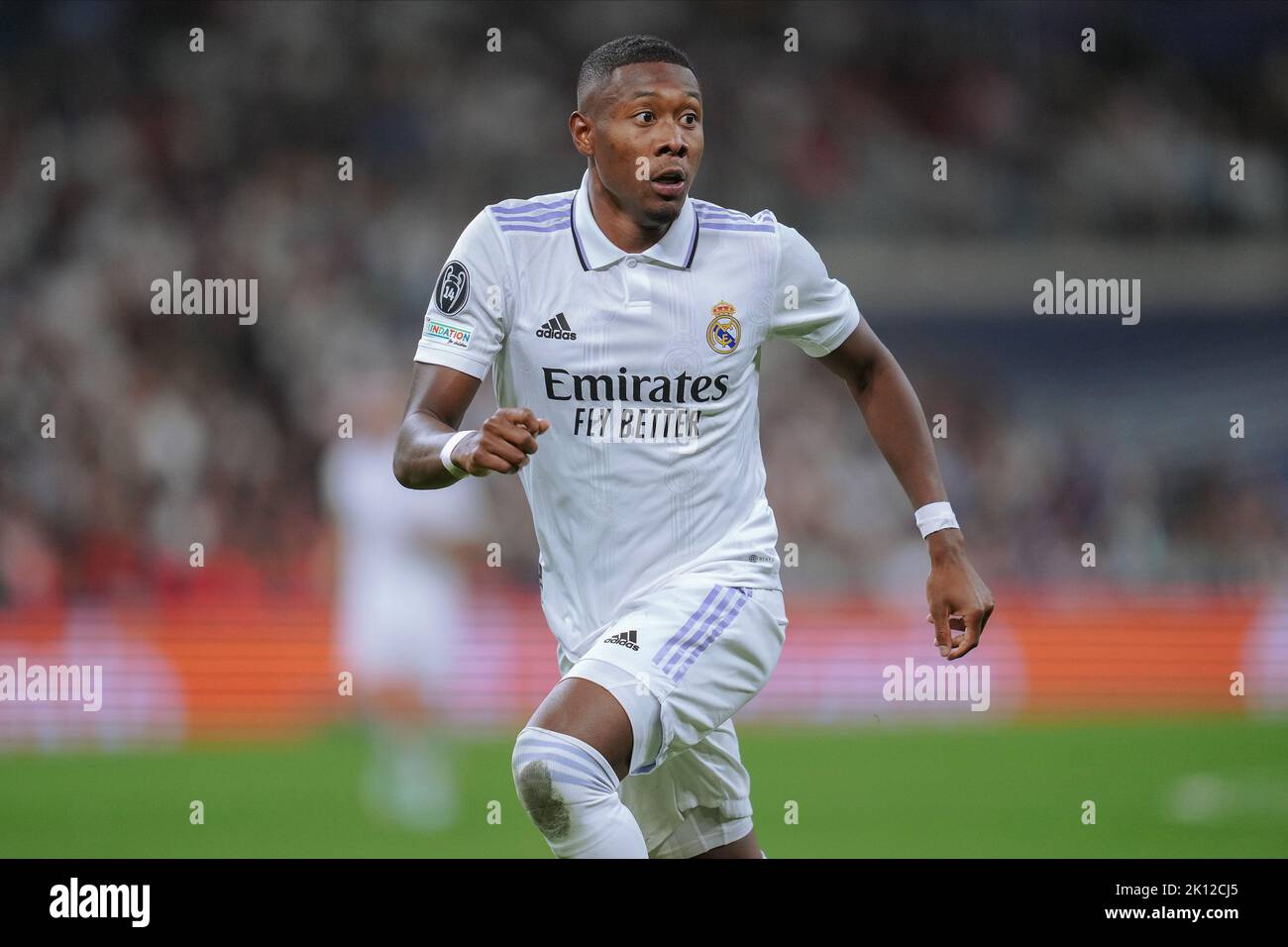 David Alaba of Real Madrid during the UEFA Champions League match ...