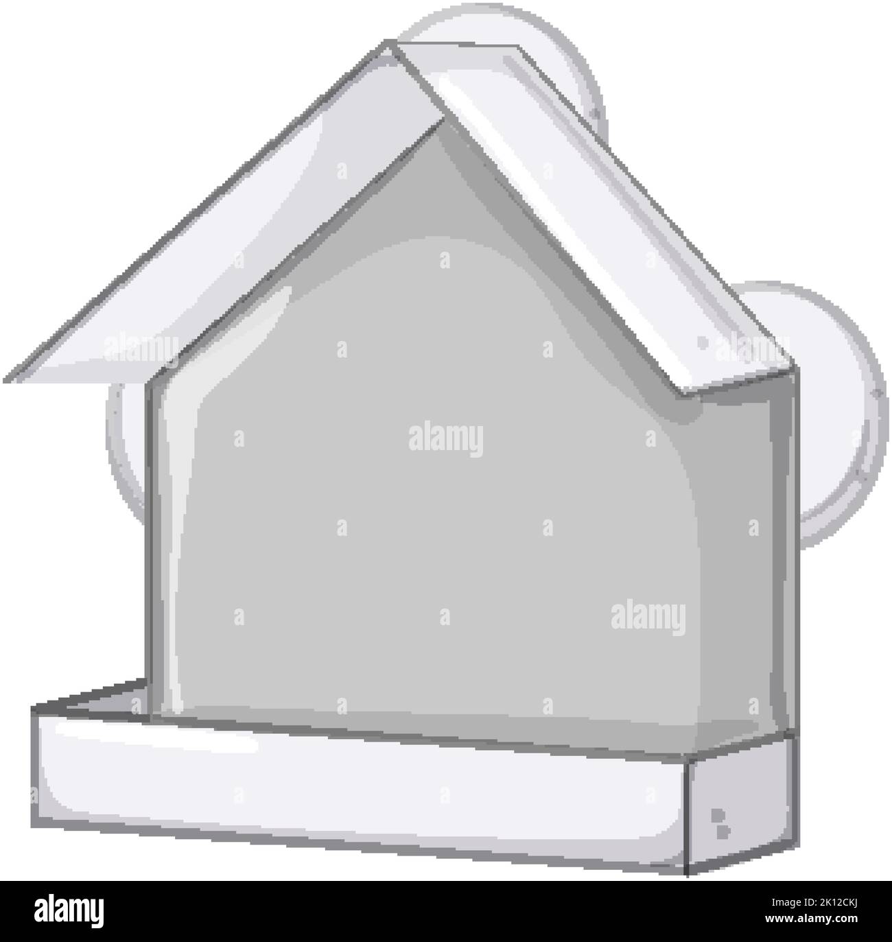 wildlife feeder bird cartoon vector illustration Stock Vector Image ...