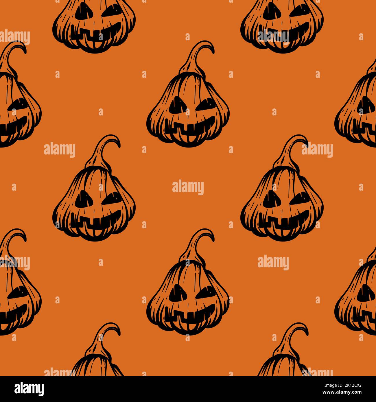Scary holiday horror sketch vector illustration Stock Vector Image ...