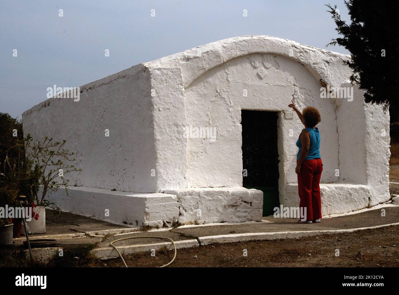 Greece, Dodecanese, Rhodes island Soroni village and church of Saint ...