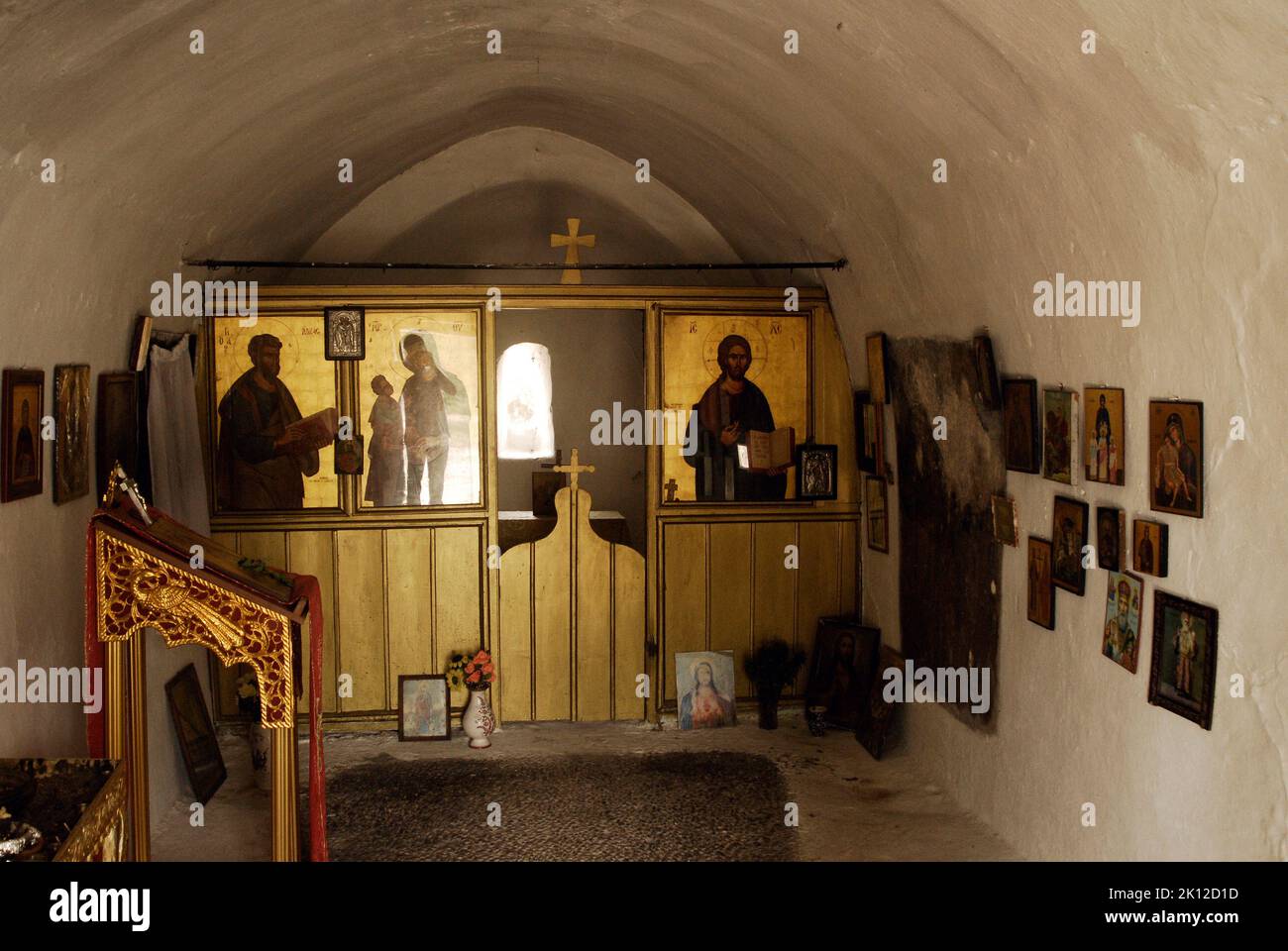 Greece, Dodecanese, Rhodes island Soroni village and church of Saint ...