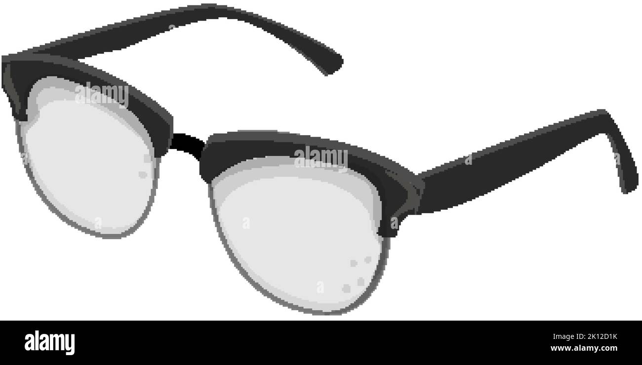 internet computer glasses cartoon vector illustration Stock Vector ...
