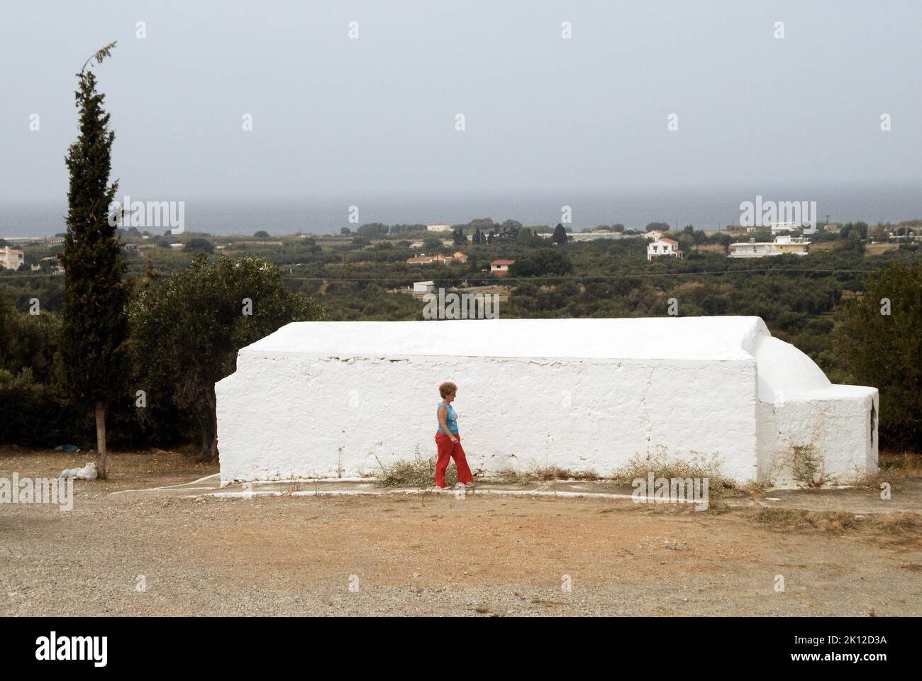 Greece, Dodecanese, Rhodes island Soroni village and church of Saint ...