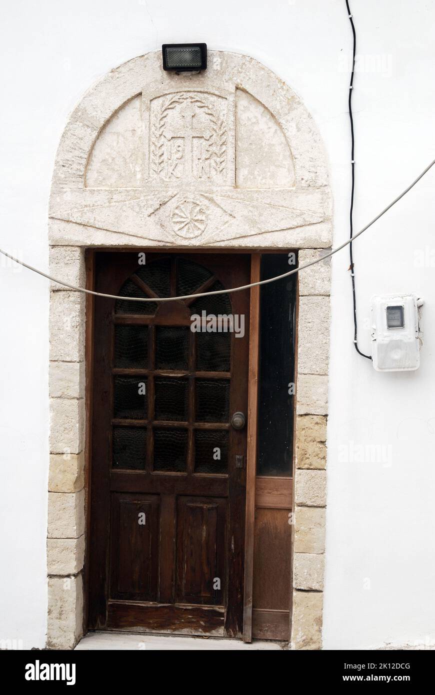 Greece, Dodecanese, Rhodes island Soroni village and church of Saint ...