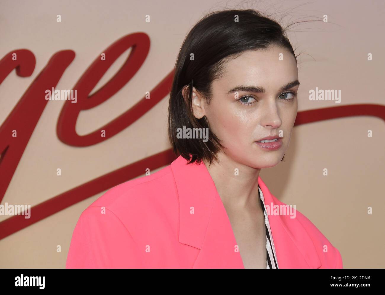 Ava Capri arrives at Netflix's DO REVENGE Premiere held at the TUDUM ...