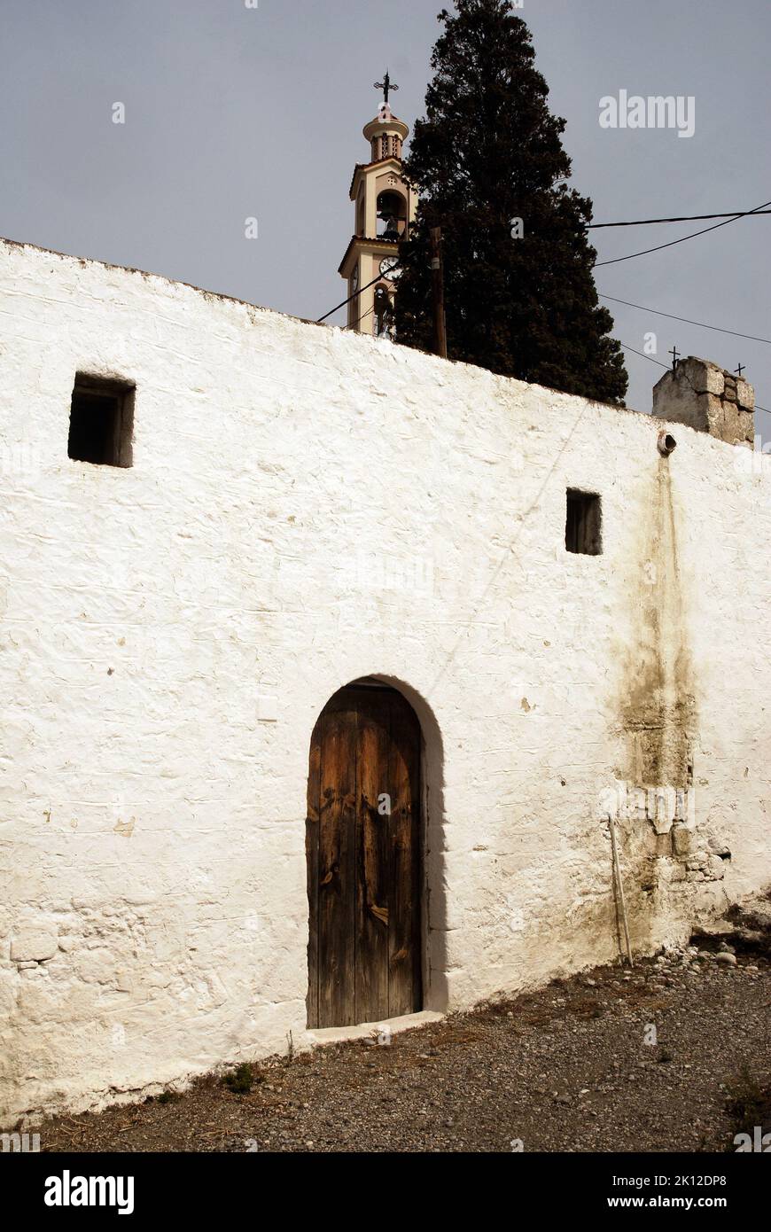 Greece, Dodecanese, Rhodes island Soroni village and church of Saint ...