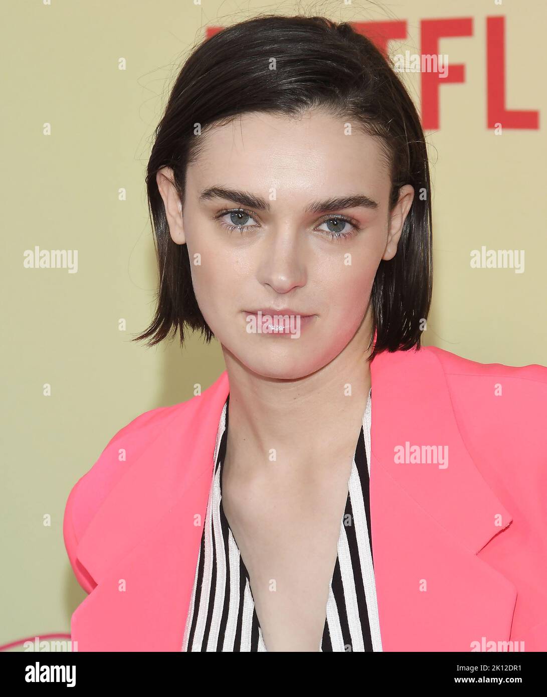 Ava Capri arrives at Netflix's DO REVENGE Premiere held at the TUDUM ...