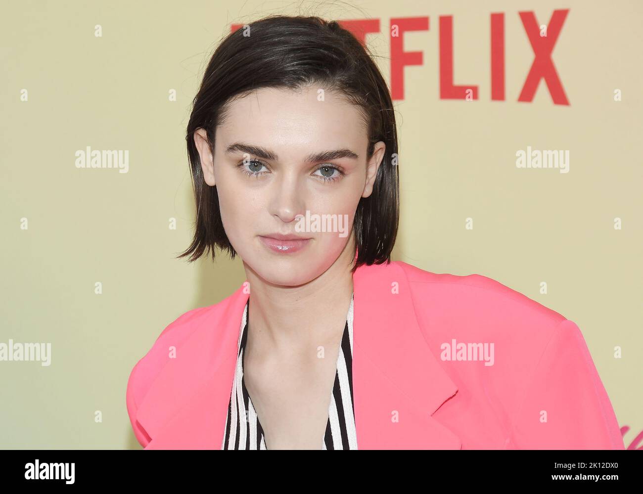 Ava Capri arrives at Netflix's DO REVENGE Premiere held at the TUDUM ...